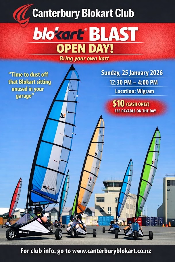 Summer Blokart Blast - AFMNZ Wigram, 25 January 2026 - Canterbury ...